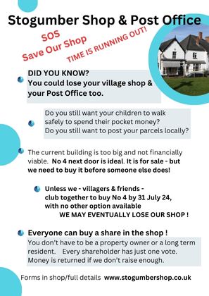Stogumber Shop News | Stogumber Village Shop